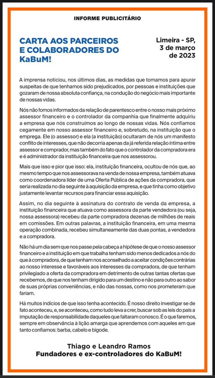 "A acusação é criminosa", diz fundador da KabuM! sobre as demissões no ...
