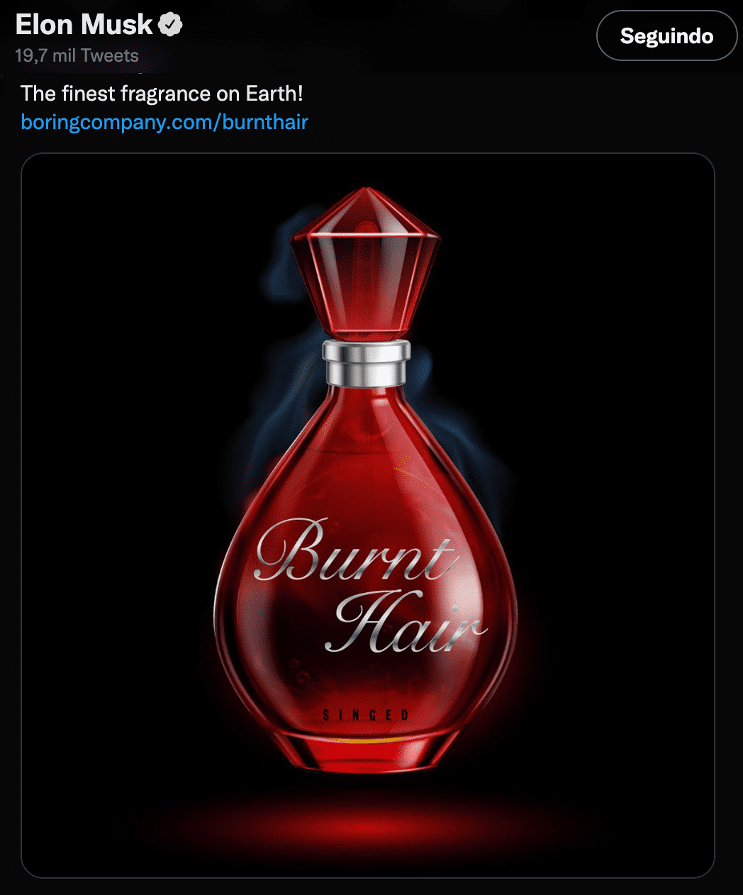 Perfume da Tesla?